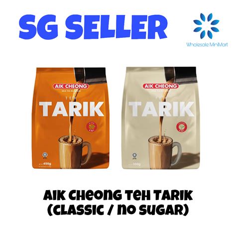 Sg Seller Melaka Aik Cheong Teh Tarik Milk Tea No Sugar Kosong 2 In 1 Classic 3 In 1 Shopee
