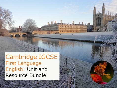 Cambridge Igcse First Language English Teaching Units Bundle Teaching Resources