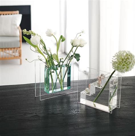 Plexiglass Vases Home Decoration