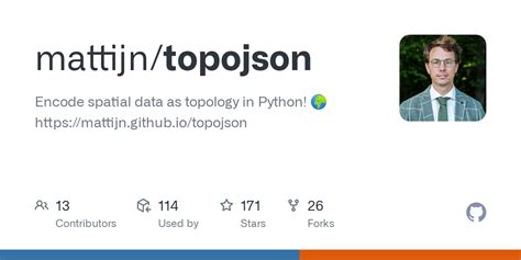 Github Mattijntopojson Encode Spatial Data As Topology In Python 🌍 Mattijngithub