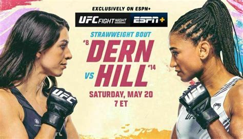Ufc Vegas 73 ‘dern Vs Hill Live Results And Highlights