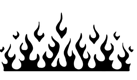 Printable Flame Stencil Printablelib