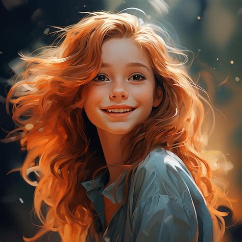 Premium Ai Image Girl Smiling Background