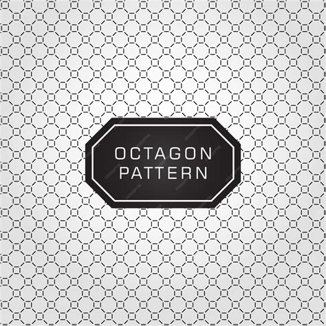 Premium Vector Octagon Pattern