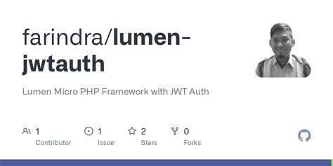 Github Farindralumen Jwtauth Lumen Micro Php Framework With Jwt Auth