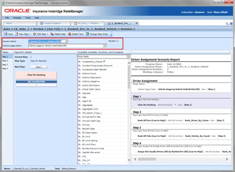 Driver Assignment Tab Information