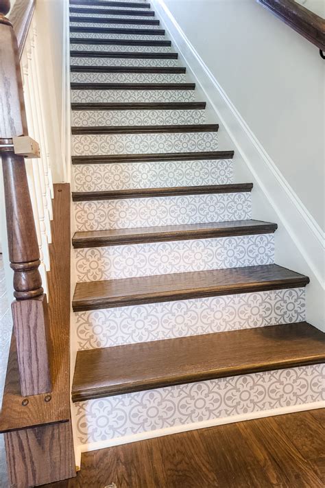Stair Riser Decals Easy Peel And Stick Design Treppe Fliesen