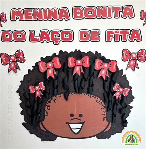 Kit Menina Bonita Do Laço De Fita Lojinha Alfaletrando Andressa