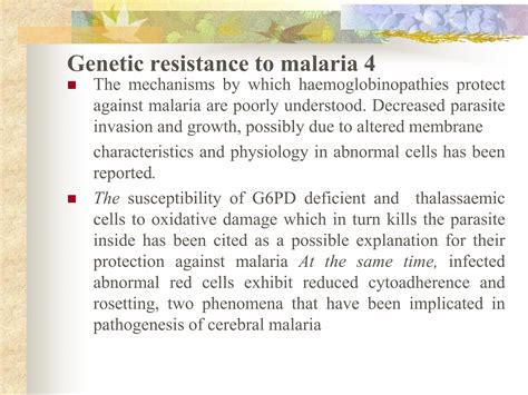 Introduction To Malaria Immunopathogenesisppt