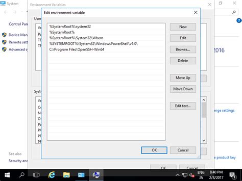 Windows Server 2016 Install Openssh Server World