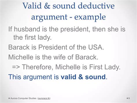 Validity Of Argument Pptx Science