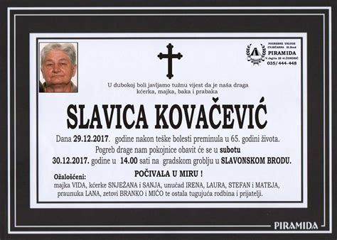 Slavica Kovačević Piramida Pogrebne Usluge I Cvjećarna