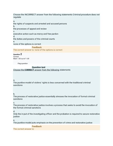 Cpr Assignment 02 Semester 2 2023 Choose The Incorrect Answer From The Following Statements
