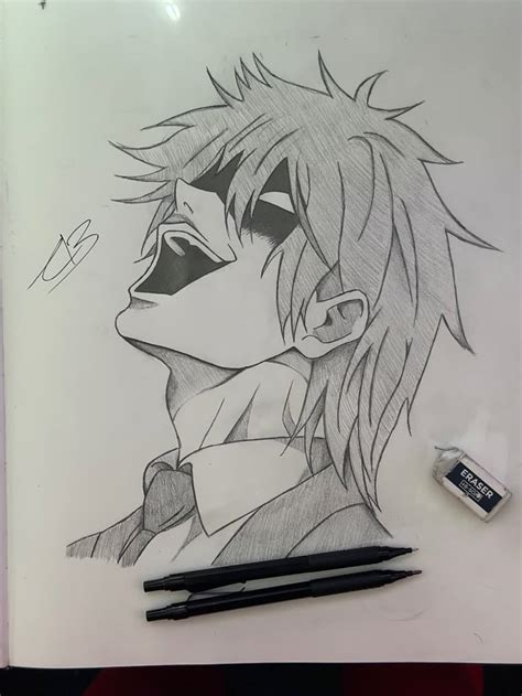Light Yagami Sketch Sketches Anime Drawings Face Drawing