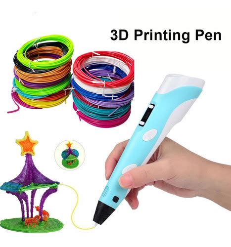 Pluma 3d 1 75mm Pla Filamento Impresión 3d Pluma Diy Regalo Cuotas