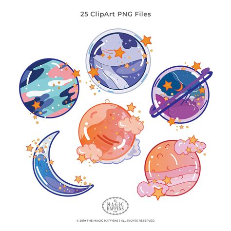 Cosmic Galaxy Clip Art Galaxy Clipart Hand Drawn Galaxy Clip Art