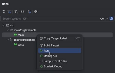 Tutorial Get Started With Bazel Intellij Idea Documentation