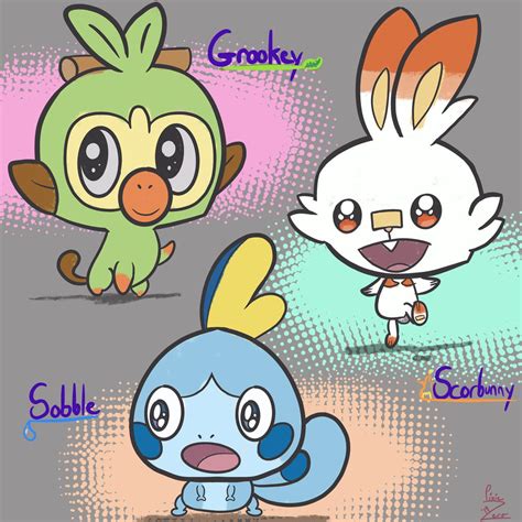 Pokemon Gen 8 Starters Reveal 19 By Pixiezero On Deviantart