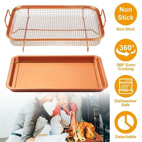 Crisper Tray Set Non Stick Cookie Sheet Tray