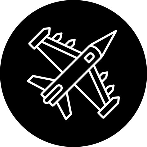 Army Jet Vector Icon Style 22571687 Vector Art At Vecteezy
