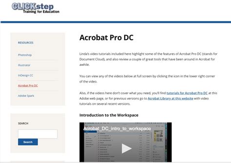 Acrobat Pro DCVideo Tips And Tutorials Adobe Education Exchange