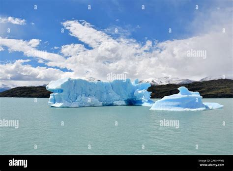 Ice Argentino Lake Lago Argentino Los Glaciares National Park Santa