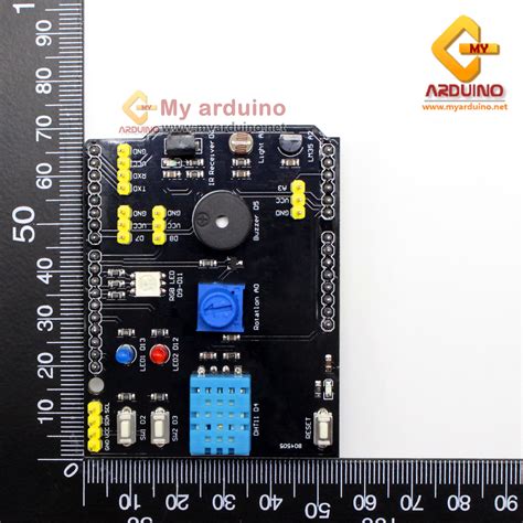 Multi Function Expansion Board Dht11 Temperature And Humidity Lm35 บอร์ดทดลอง Arduino อเนก