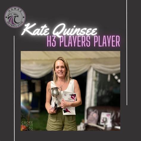 Awards Winner Hawks 3 And Fenland Players Player Kate Quinsee Hawks Netball Club