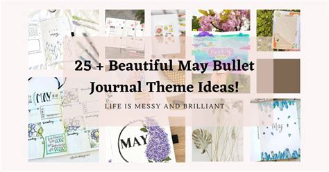 25 Beautiful May Bullet Journal Cover Page And Theme Ideas