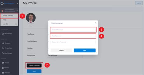 How To Change The Password Time Analytics