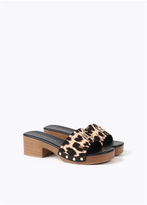 Leopard Clog With Platform Lola Casademunt