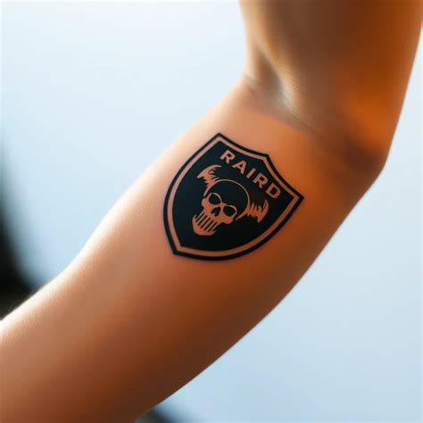 First Tattoo Inspired By My Favorite Games Raid Logo Leveluptalk