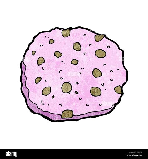 Pink Cookie Cartoon Stock Vector Image And Art Alamy