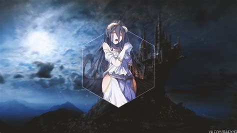 1080p Anime Girls Overlord Anime Picture In Picture Albedo