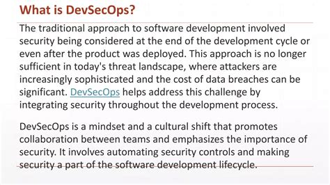 Devsecops For Agile Development Integrating Security Into The Agile