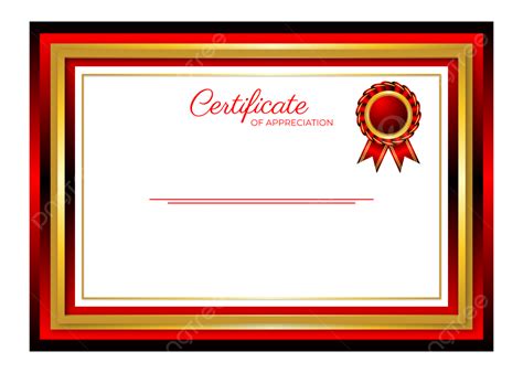 Red Certificate Borders And Frames Png Transpa