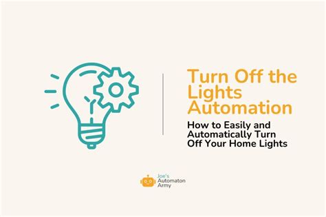 Turn Off The Lights Automation How To Easily And Automatically Turn Off Your Home Lights Joe