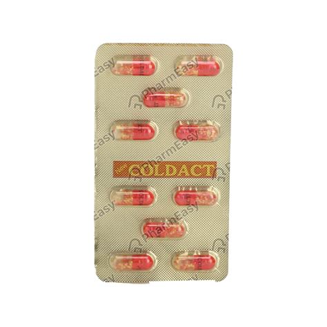 Buy New Coldact Strip Of 10 Capsules Online And Save Up To 24 At Pharmeasy