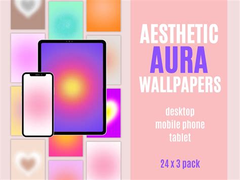 Aura Wallpapers For Desktop Mobile And Tablet Heart Gradient Gradient