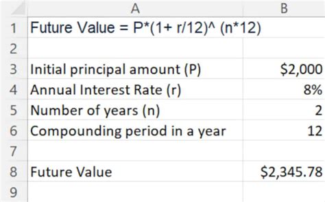 How To Calculate Compound Interest In Excel Goskills
