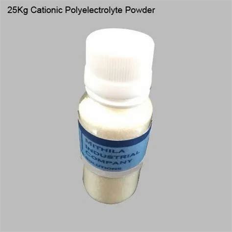 Cationic Polyelectrolyte Polyelectrolytes Latest Price Manufacturers