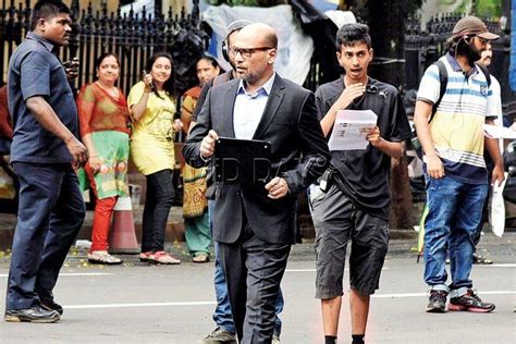 Spotted Mohan Kapoor Shoots For An Ad At Horniman Circle