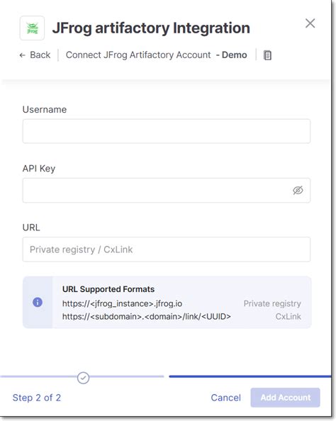 Jfrog Artifactory Integration