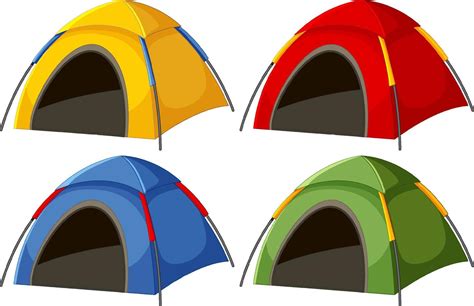 Camping Tents Clipart Camping Tent Vector Art Icons And Graphics For