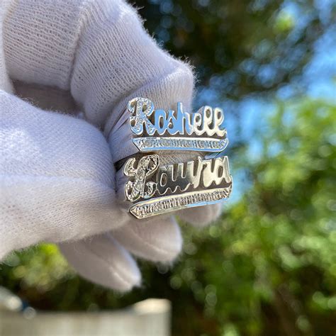 Our Cursive Lisa Name Ring Joolaree