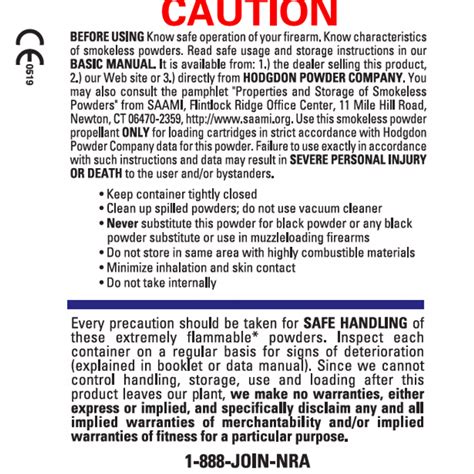 Buy H4895® Extreme Rifle Powder Hodgdon Powder