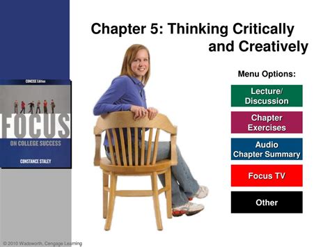 Ppt Chapter 5 Thinking Critically And Creatively Powerpoint