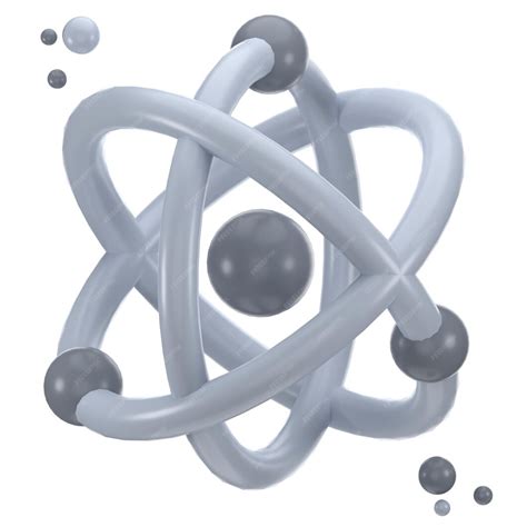 Premium Photo Rendering 3d Icon Symbol Physics Illustration