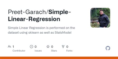 GitHub Preet Garach Simple Linear Regression Simple Linear Regression Is Performed On The