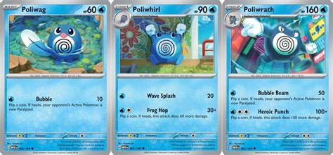 Poliwrath 062165 Poliwhirl Poliwag Pokemon 151